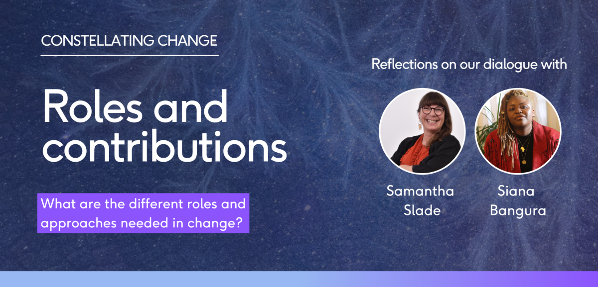 Roles and Contributions | Constellating Change - School of System Change